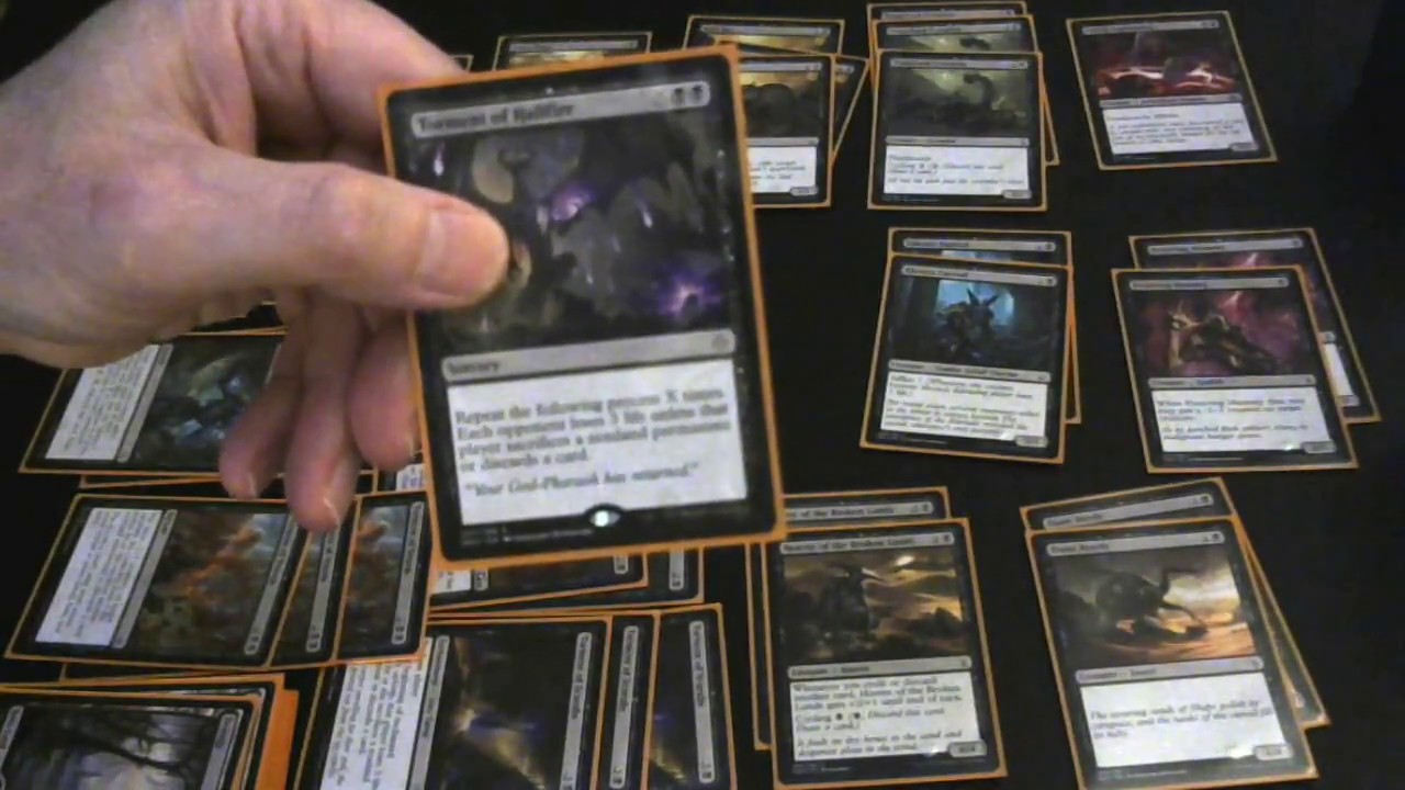 Mono Black Deathtouch Deck MtG - YouTube