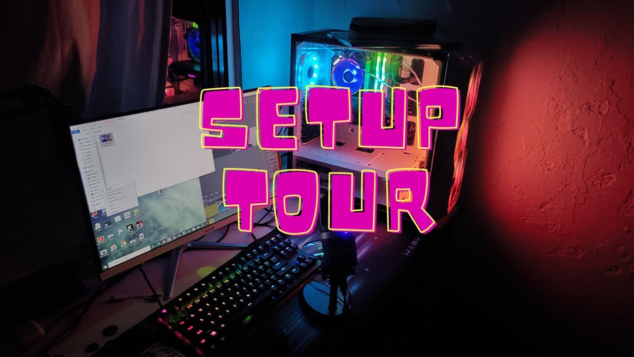 100 SUB SPECIAL SETUP TOUR | ft. RAZER HUNTSMEN TE & GLORIOUS MODEL ...