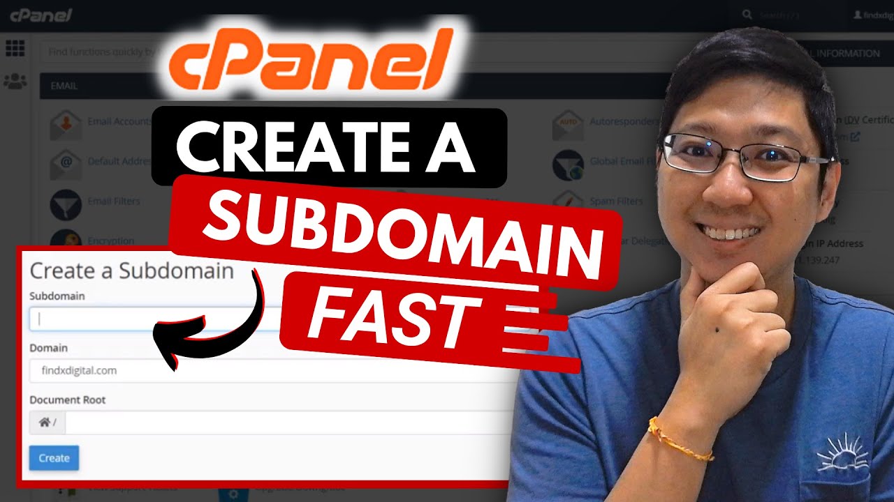 How to Create Subdomain in CPanel - YouTube