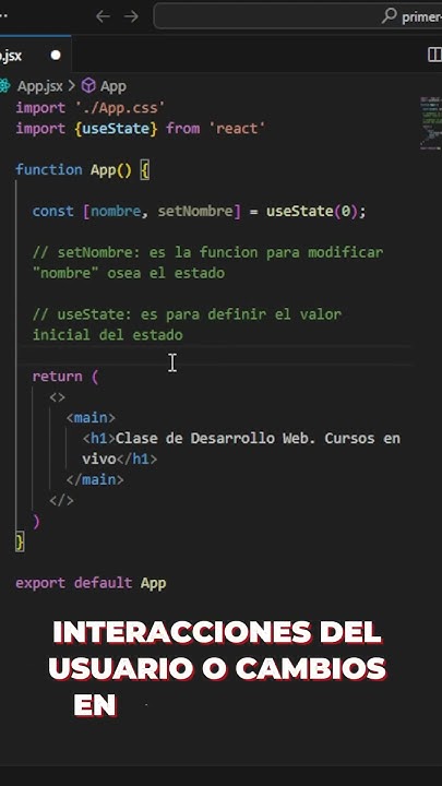 Cambiar valores dinámicamente en react: estados #reactjs #javascript #desarrolloweb # ...