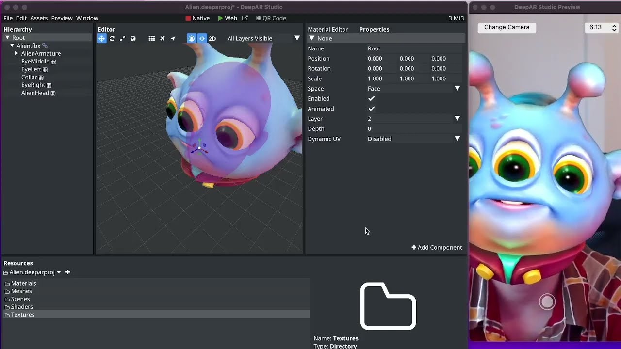 Tracking Multiple Faces and Face Component Setup in DeepAR Studio - Tutorial Shorts - YouTube