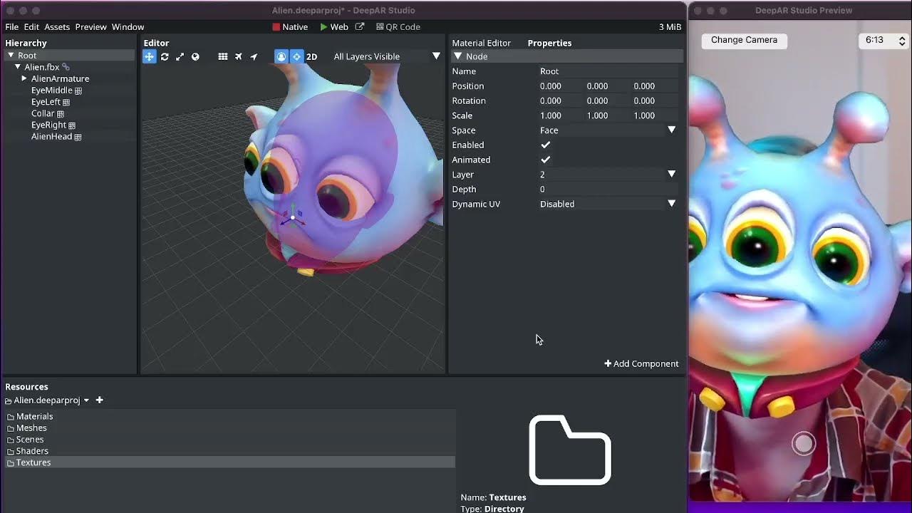 Tracking Multiple Faces and Face Component Setup in DeepAR Studio - Tutorial Shorts - YouTube