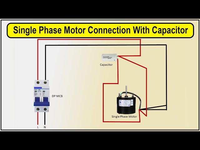 Single Phase Motor Connection With Capacitor - Infoupdate.org Single Phase Motor Connection With Capacitor - Infoupdate.org