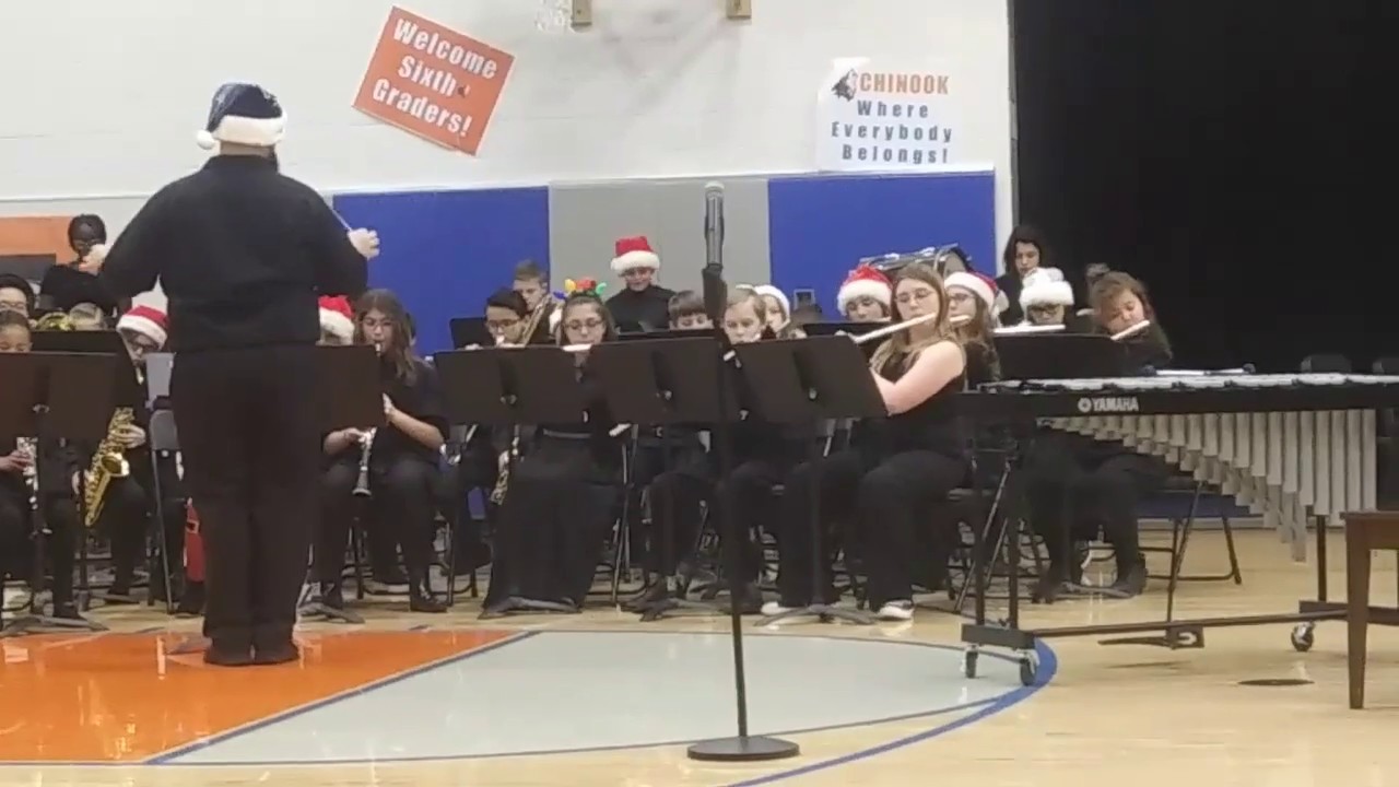 Chinook Middle School Band Concert (Kennewick, Washington) December ...