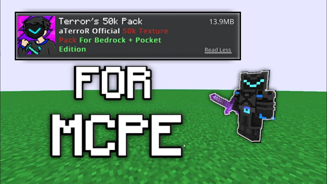 aTerroR 50k Texture Pack For (MCPE) - YouTube