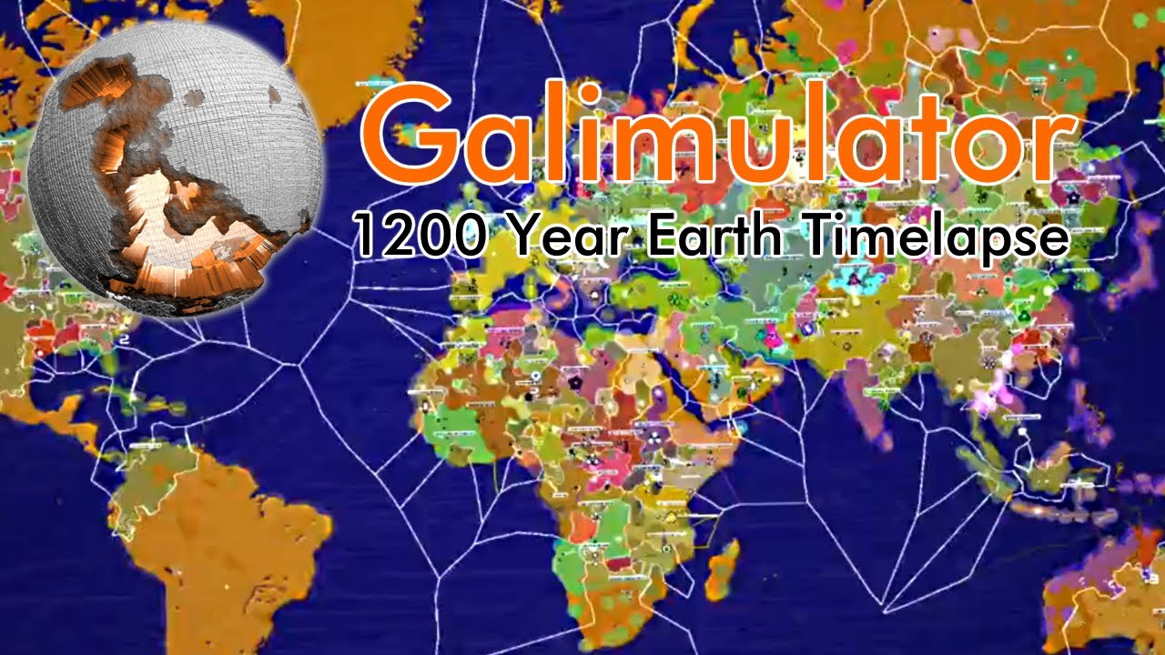 Galimulator - 1200 Year Earth Timelapse - YouTube