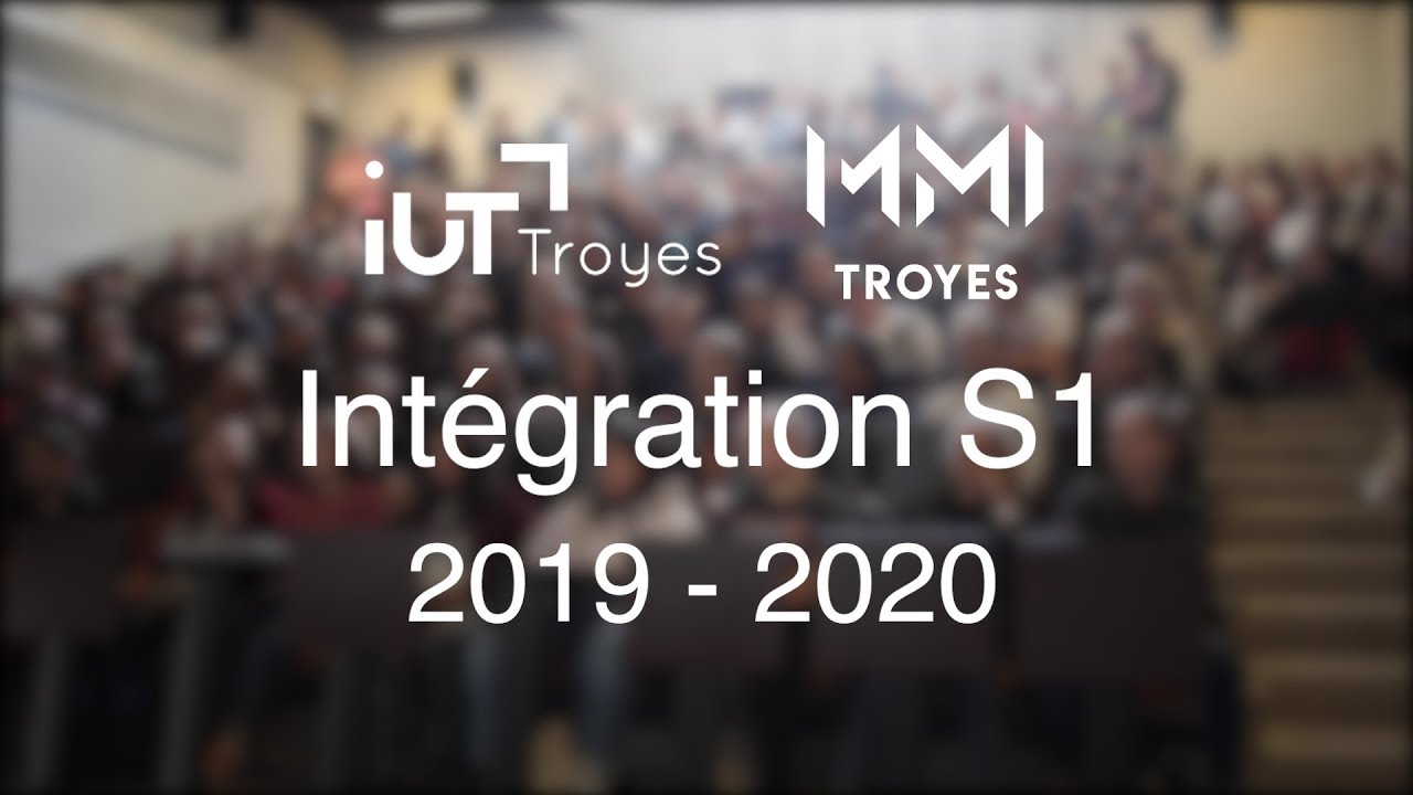 Intégration S1 - MMI TROYES | 2019 - 2020 - YouTube