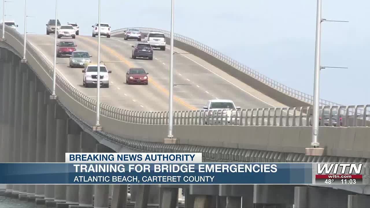 ENC first responders detail training for bridge emergencies - YouTube