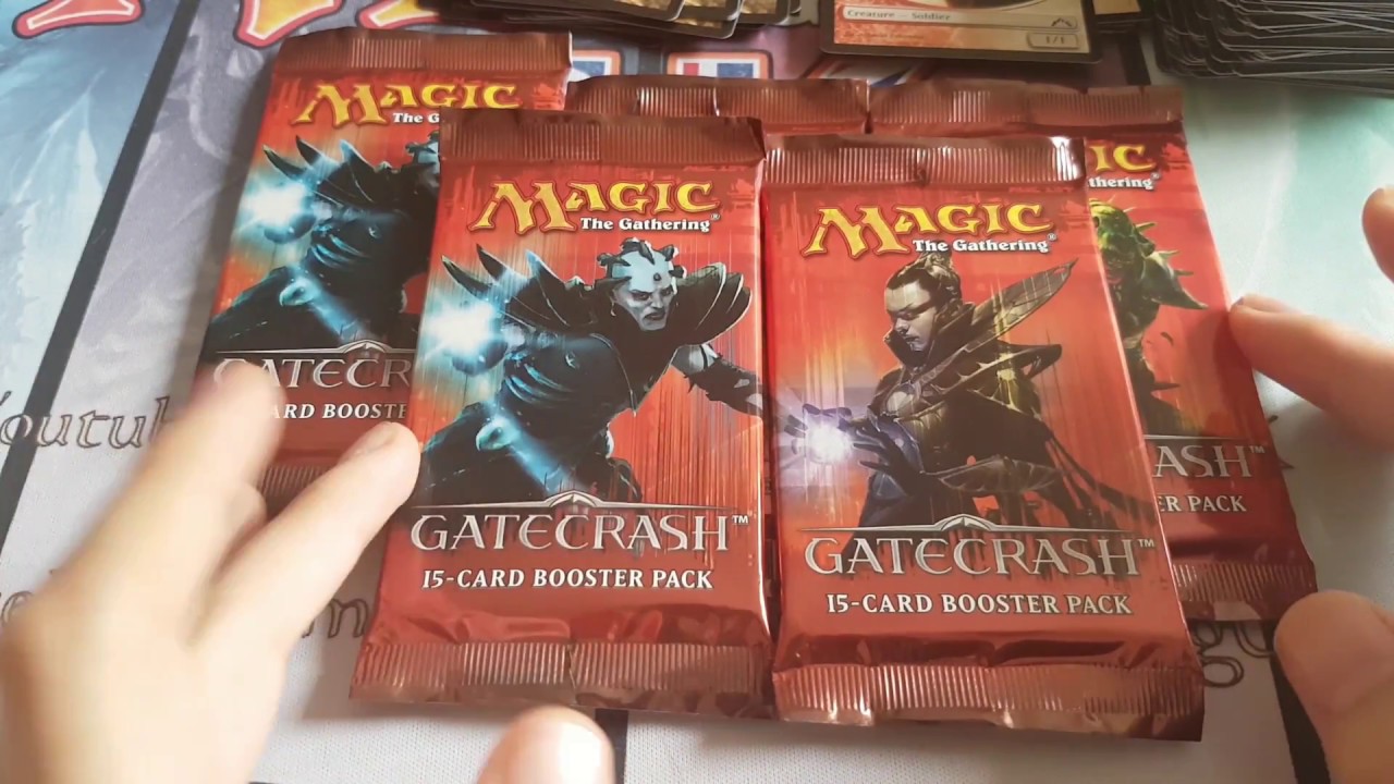 MTG - Gatecrash Booster Pack Opening x5 - Shock land Hype?! #4 - YouTube