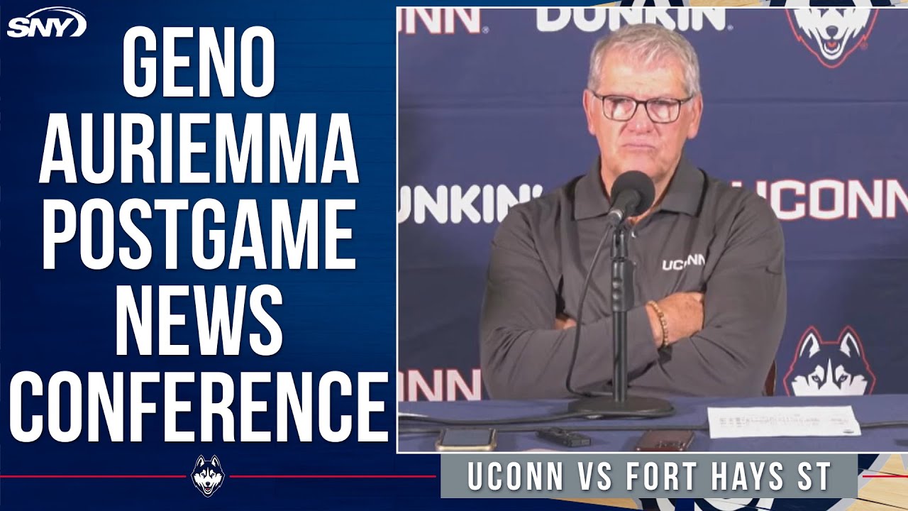 Coach Geno Auriemma breaks down UConn's victory over Fort Hays State ...