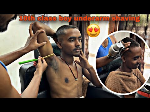 10th class boy underarm shaving 😍 - YouTube