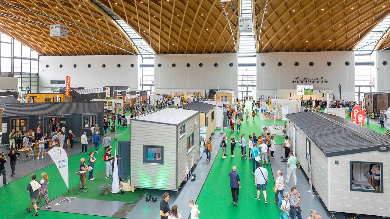 TinyHouse-TV Messerundgang NEW HOUSING TINY HOUSE FESTIVAL 2023 - YouTube
