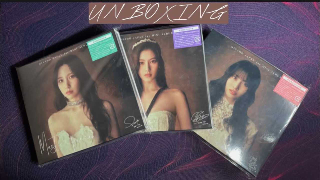 MISAMO 1st Mini Album "Masterpiece” Limited Edition Once Japan Unboxing ...