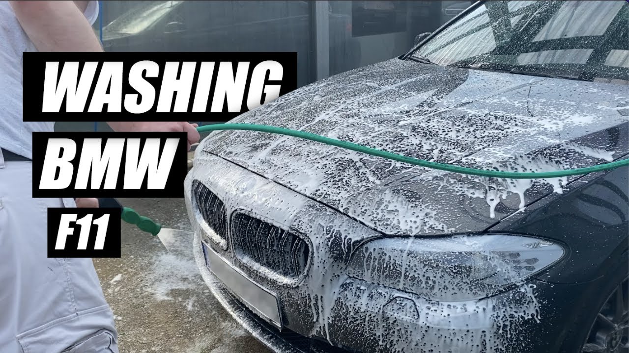 BMW F11 Car Wash (Cinematic) - YouTube