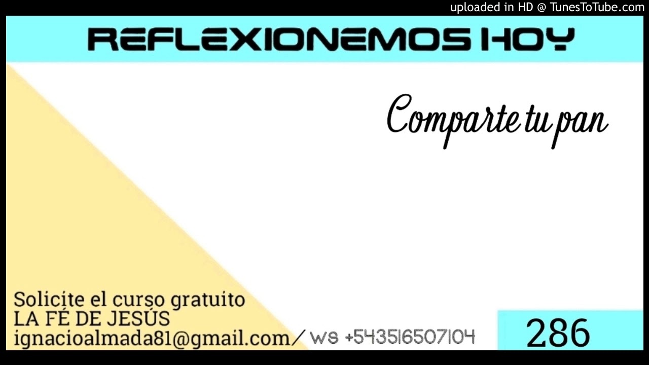 286_Comparte_tu_pan - YouTube