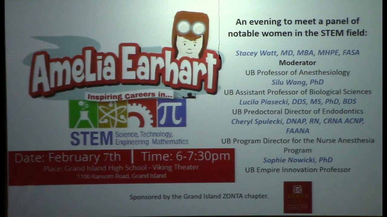 Amelia Earhart Women In STEM 2-7-2024 Panel - YouTube