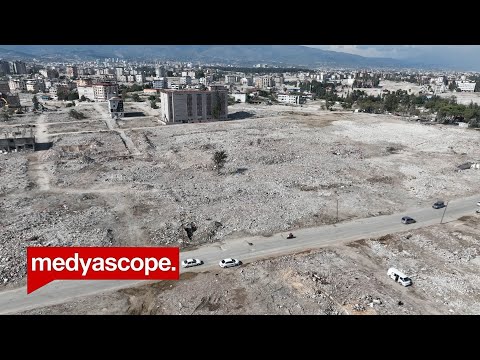 DEPREMİN 1. YILI | Drone görüntüleriyle 1 yıl sonra Hatay | 6 ŞUBAT 2023 SAAT 4:17