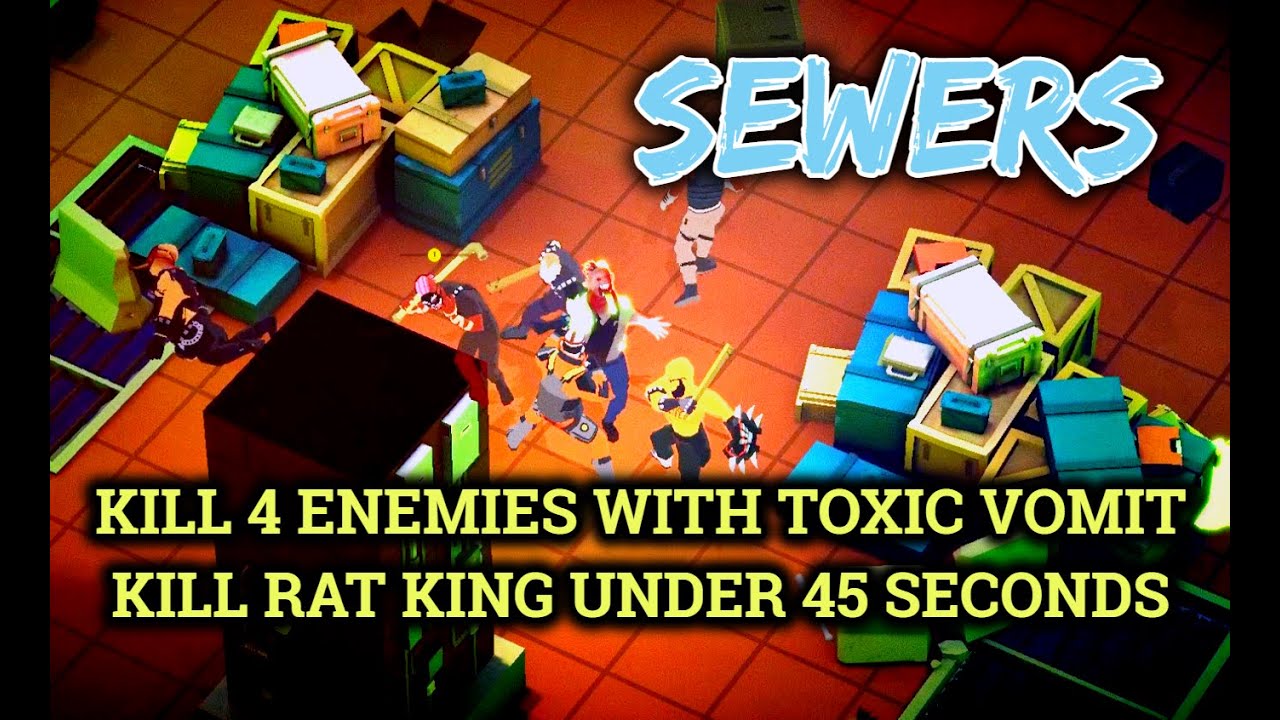 Midnight Fight Express - Sewers: Toxic Vomit Kills & Defeat Rat King ...
