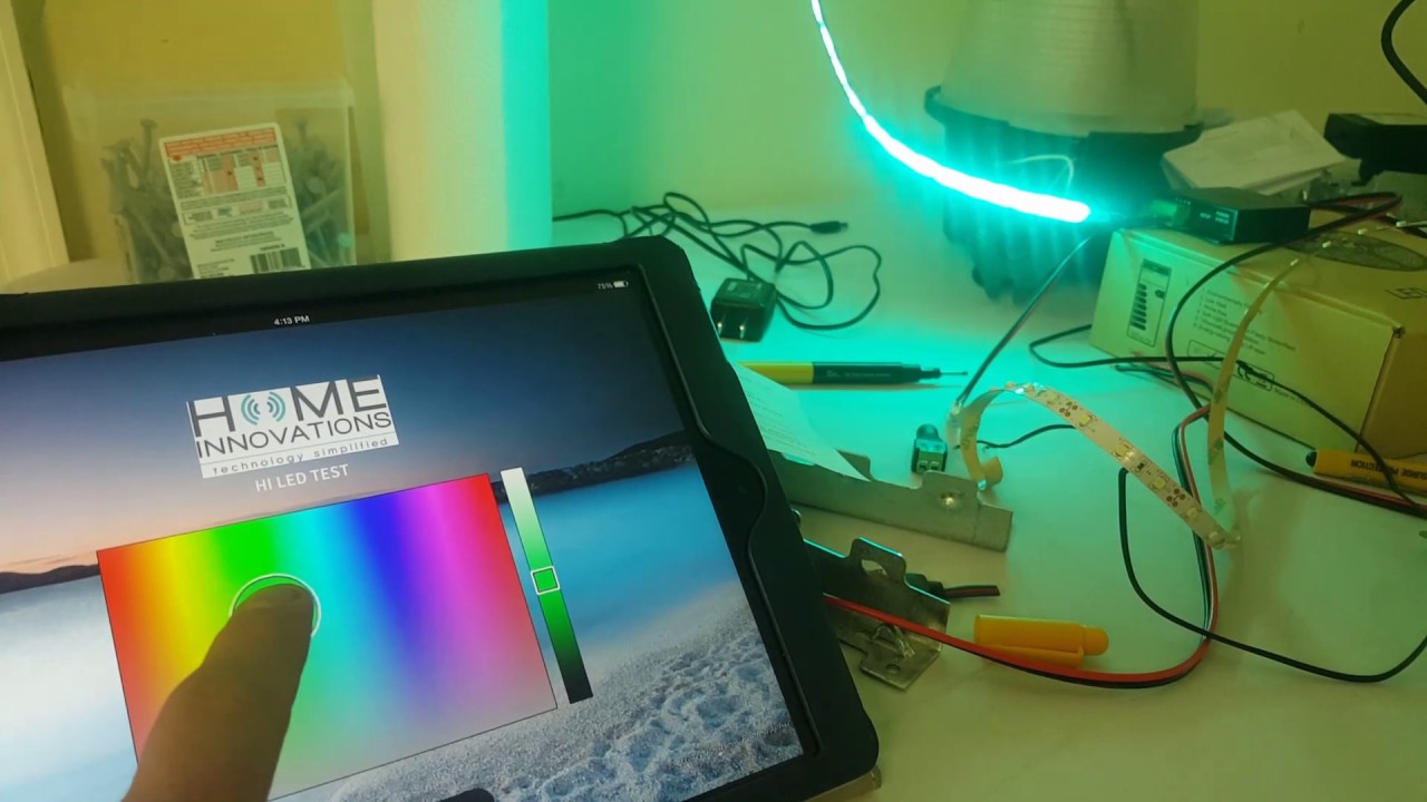 Crestron RGB LED Test - YouTube