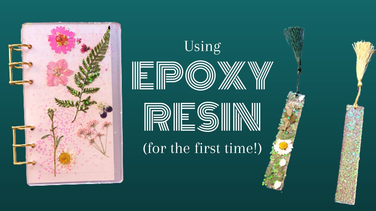 Using EPOXY RESIN for the FIRST TIME | DIY Resin Notebook - YouTube