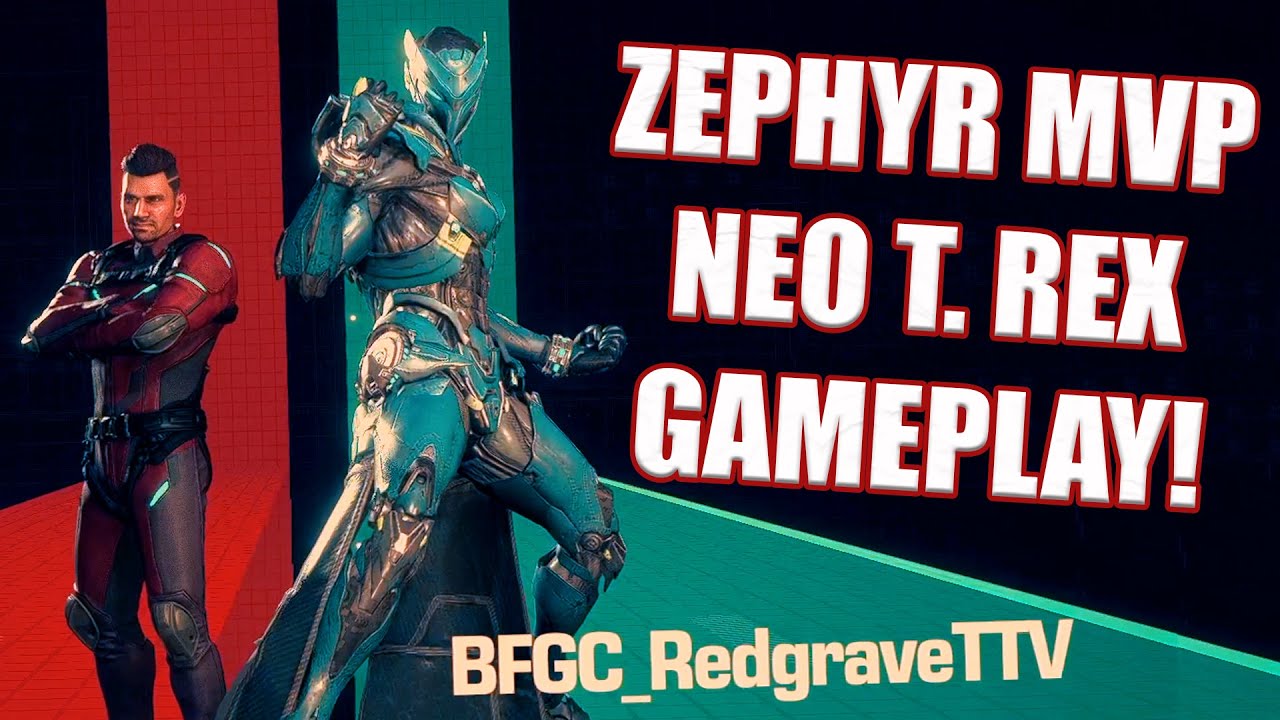 ZEPHYR MVP Gameplay Exoprimal Closed Beta Test | Neo T. Rex Boss Battle ...