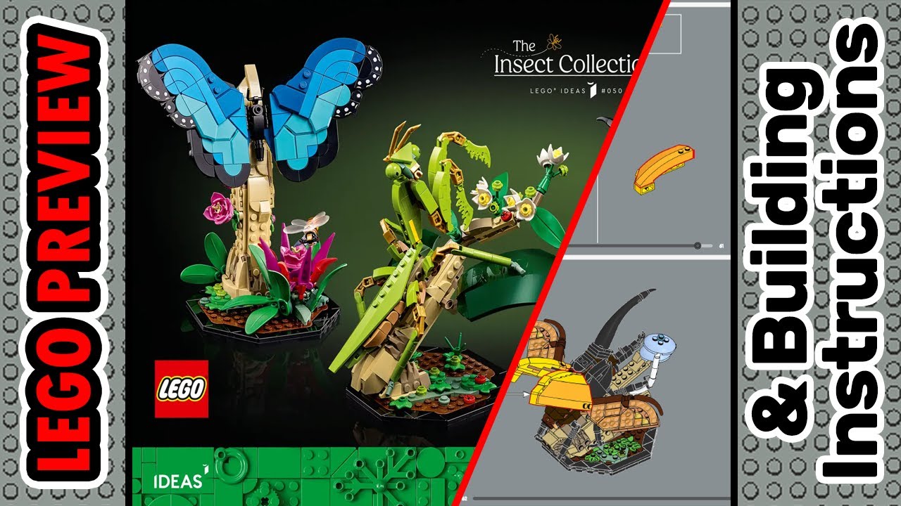 PREVIEW: 21342, LEGO IDEAS, The Insect Collection & Building ...