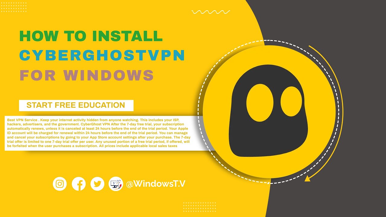 How to install CyberGhost VPN for Windows | Install VPN for Windows ...