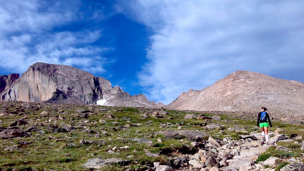 Longs Peak Keyhole Route: 1hr 48min Ascent - YouTube