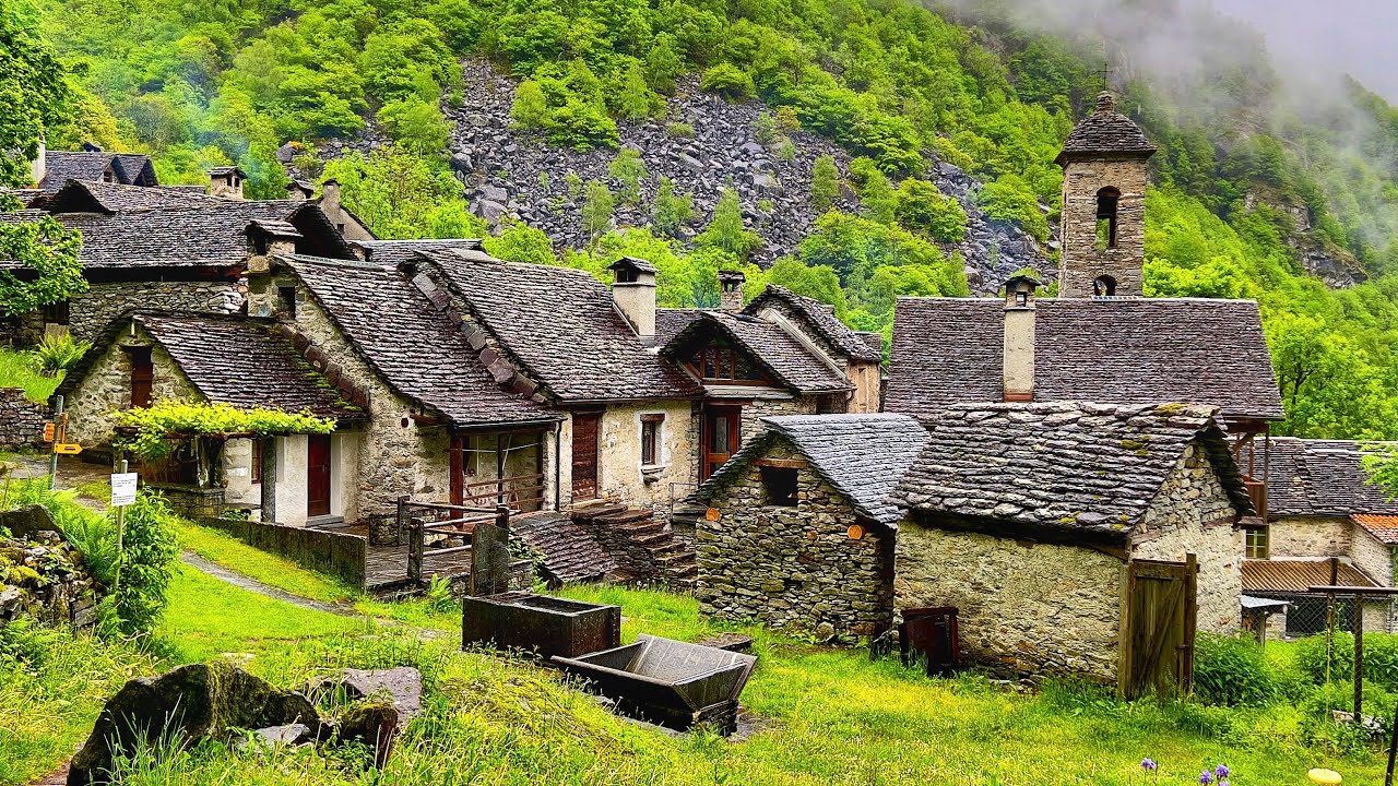 Switzerland - life in isolated Swiss villages - Beautiful stone ...