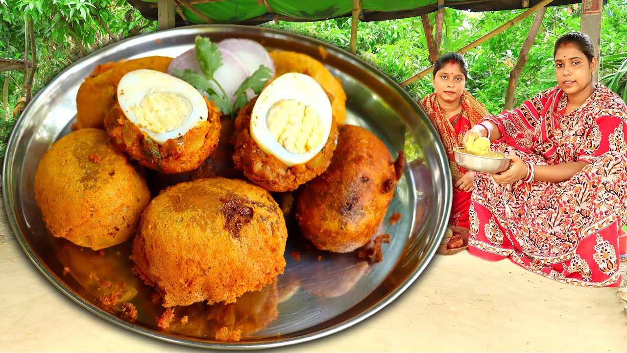 dimer chop recipe bengali | ডিম চপ | Egg Chop Recipe | Egg cutlet | Dim ...
