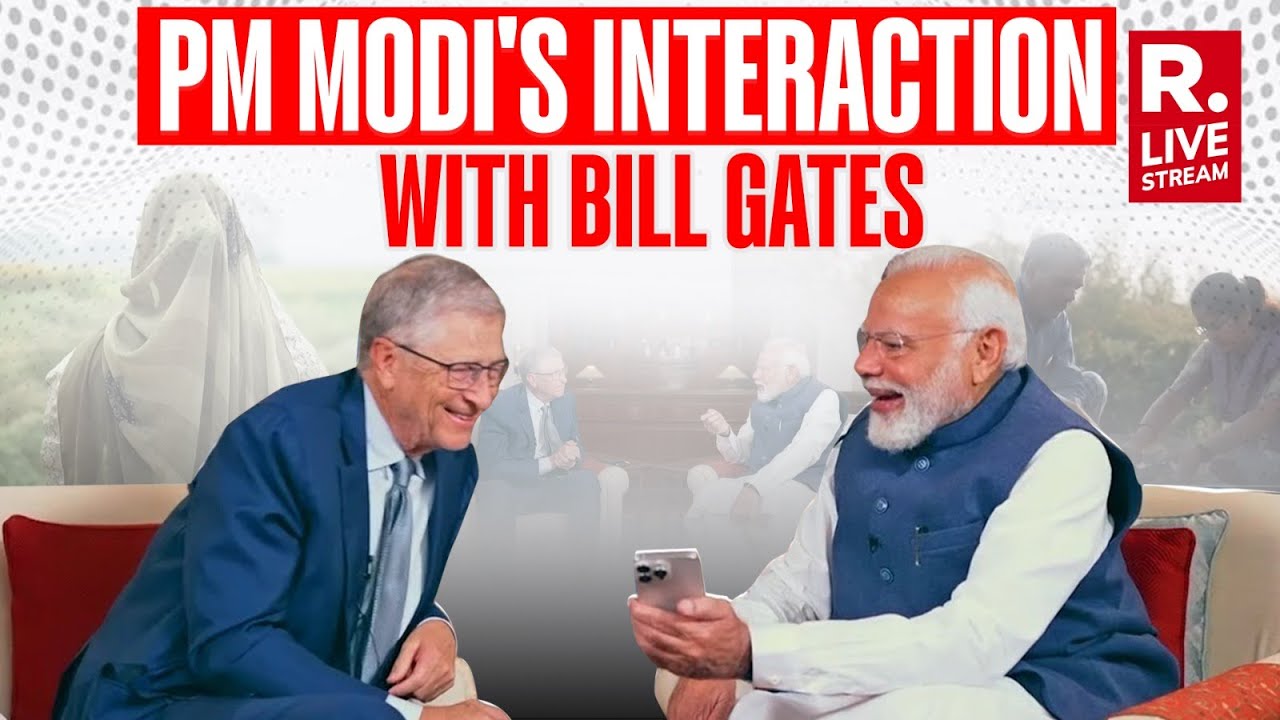 PM Modi's Candid Interaction With Bill Gates | AI | Digital India | G20 ...