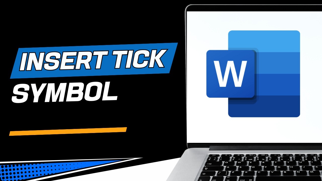 How to Insert Tick Symbol in Microsoft Word - YouTube
