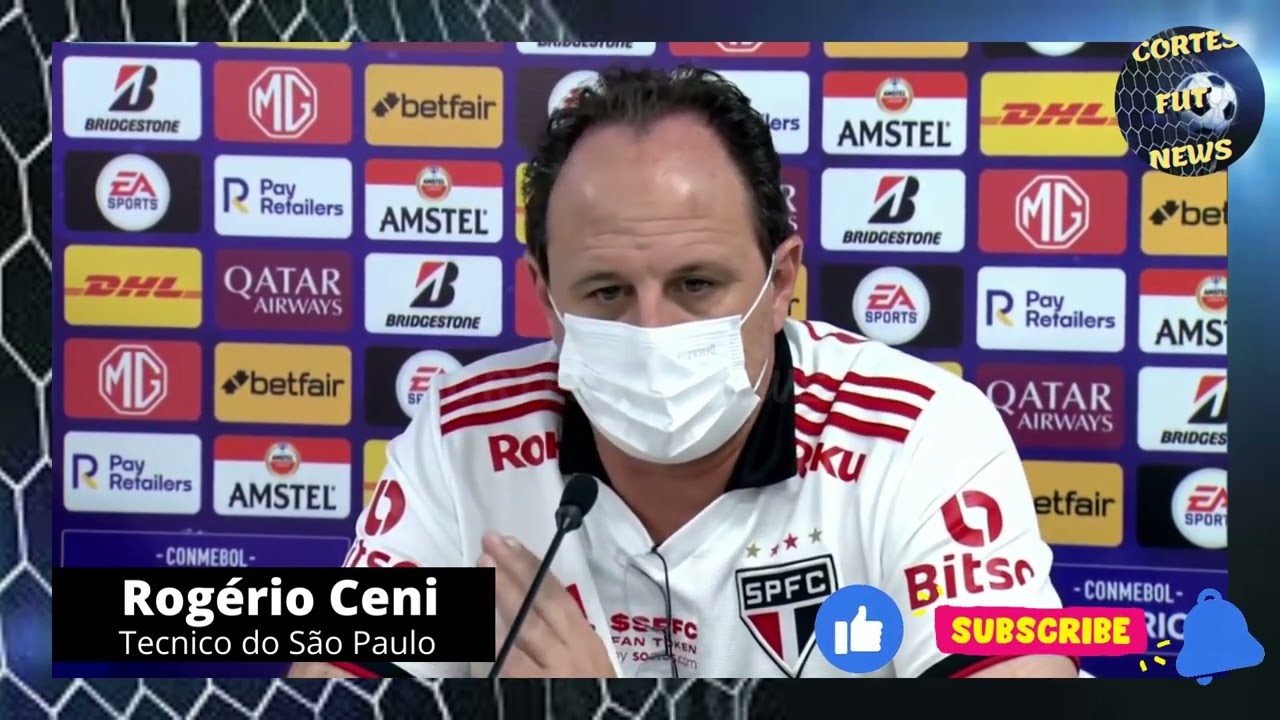 COLETIVA: ROGÉRIO CENI FALA DO JOGO APÓS DERROTA | ATLÉTICO-GO 3X1 SÃO ...