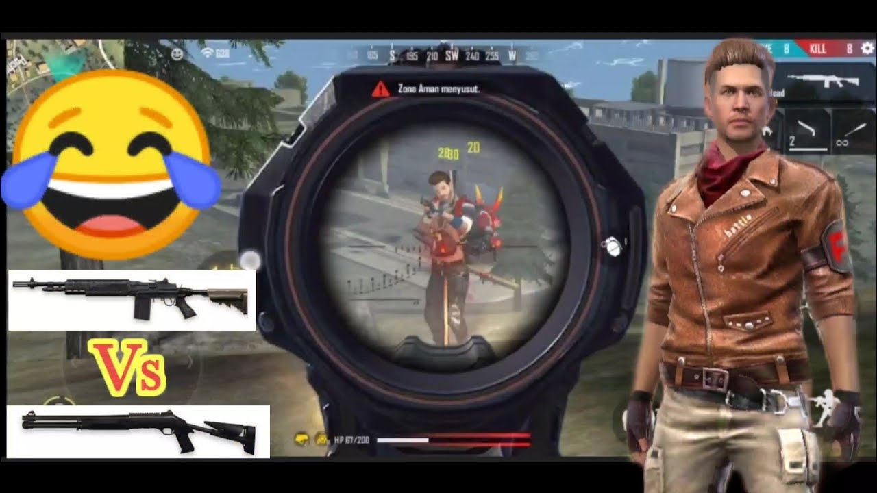 SOLO VS SQUAD !!!!!! M14 Vs SHOTGUN MAMPU GAK YA????? - YouTube