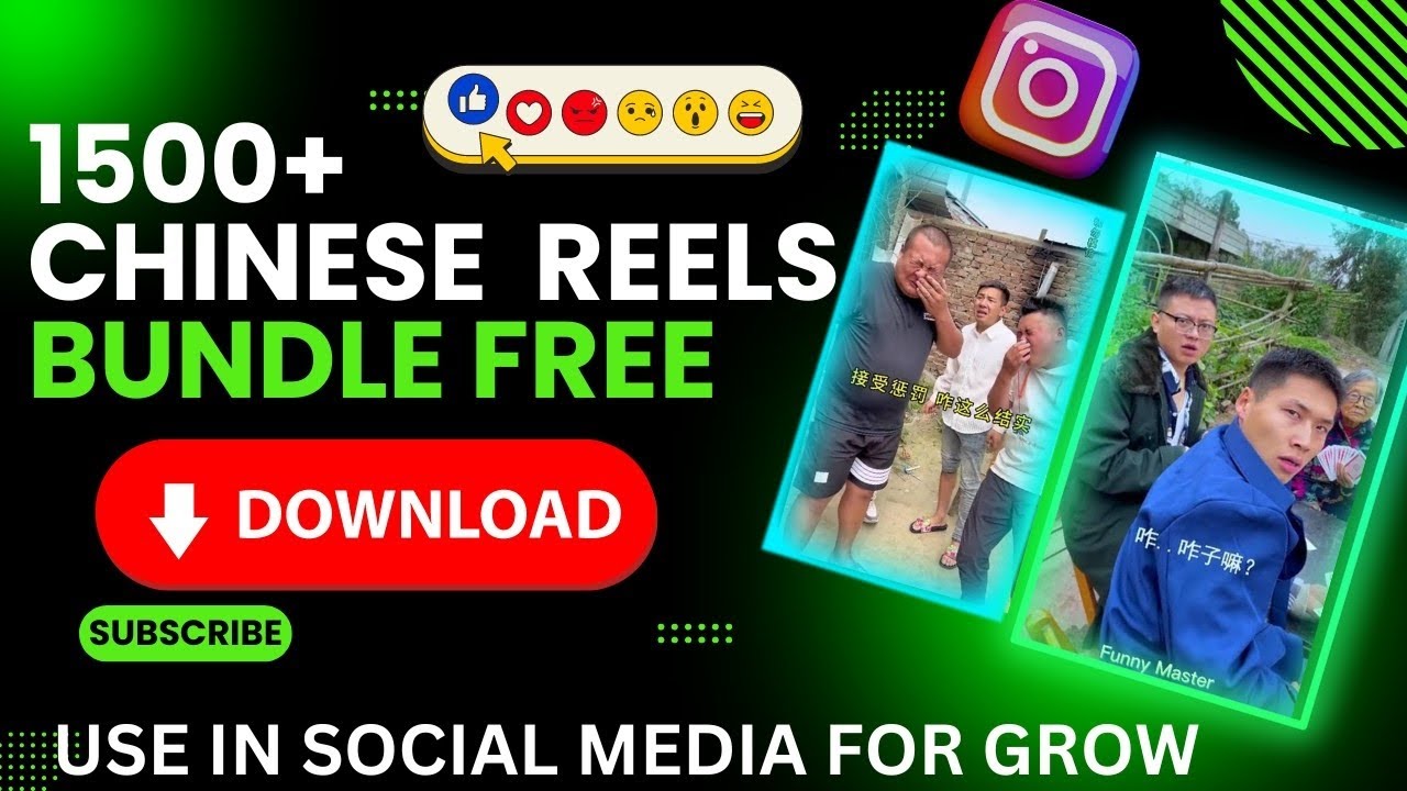 Ultimate 1500+ Chinese Funny Hindi Dubbed Reel Bundle Free Download ...