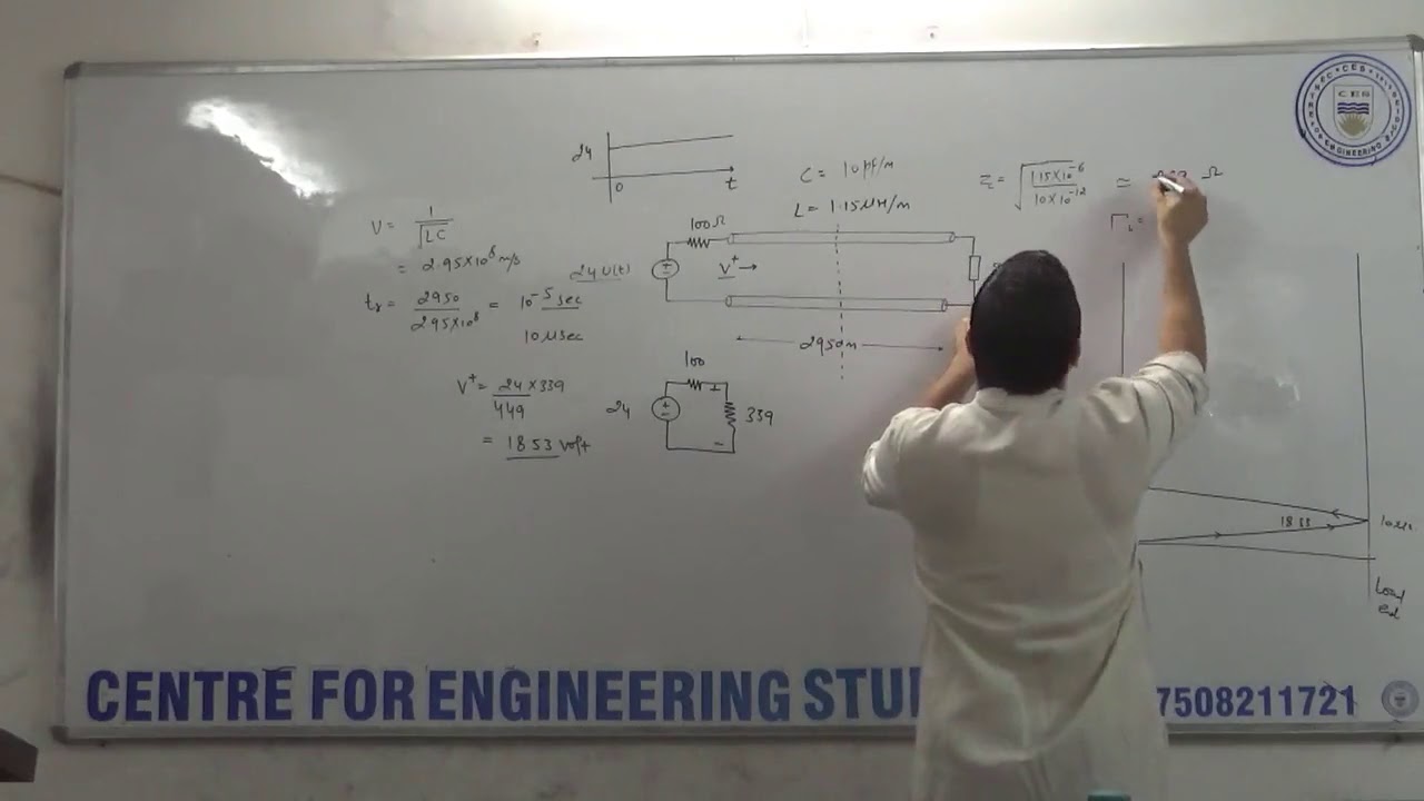 Emft P2 # 5 Bounce Diagram Contd And Smith Charts - YouTube