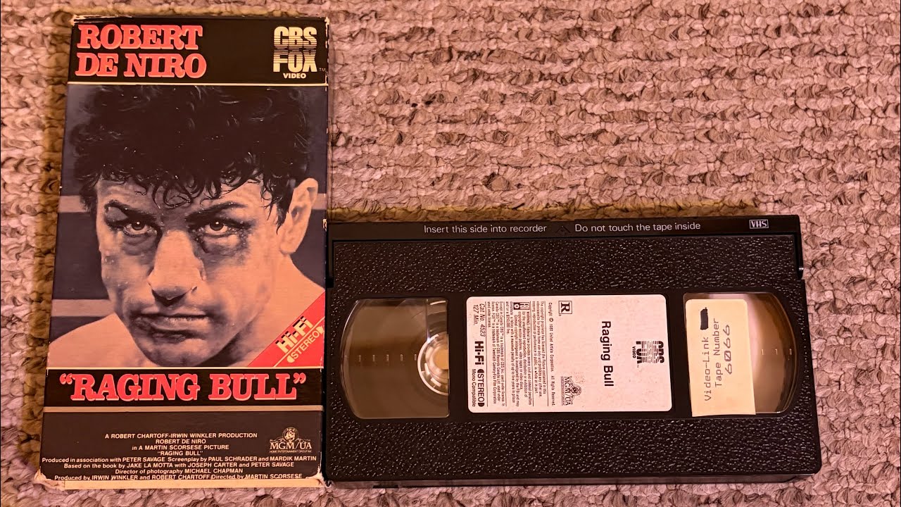 Opening To Raging Bull 1984 Vhs - YouTube