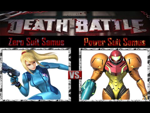DEATH BATTLE SAMUS.VS.ZERO-SUIT SAMUS SSF2 - YouTube