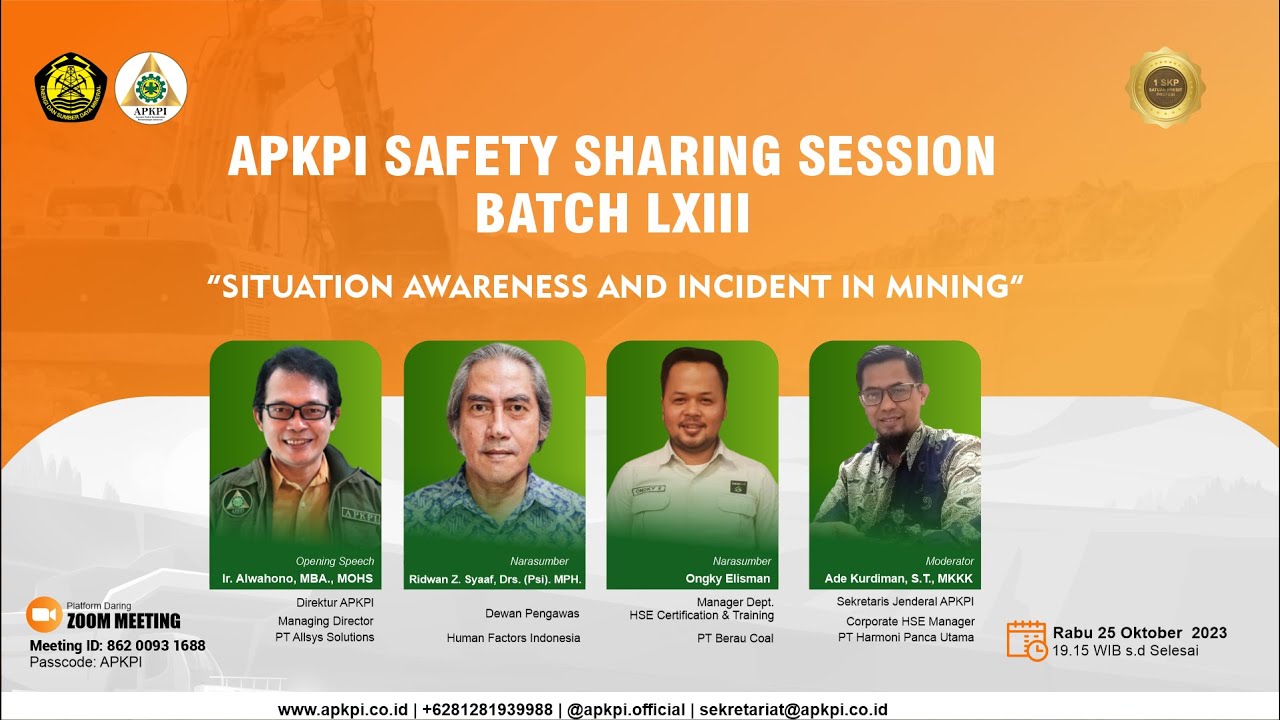 APKPI SAFETY SHARING SESSION BATCH LXIII - YouTube
