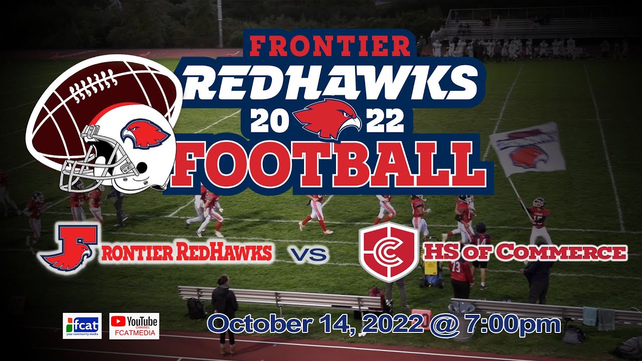 Frontier Regional School Football vs High School of Commerce - YouTube