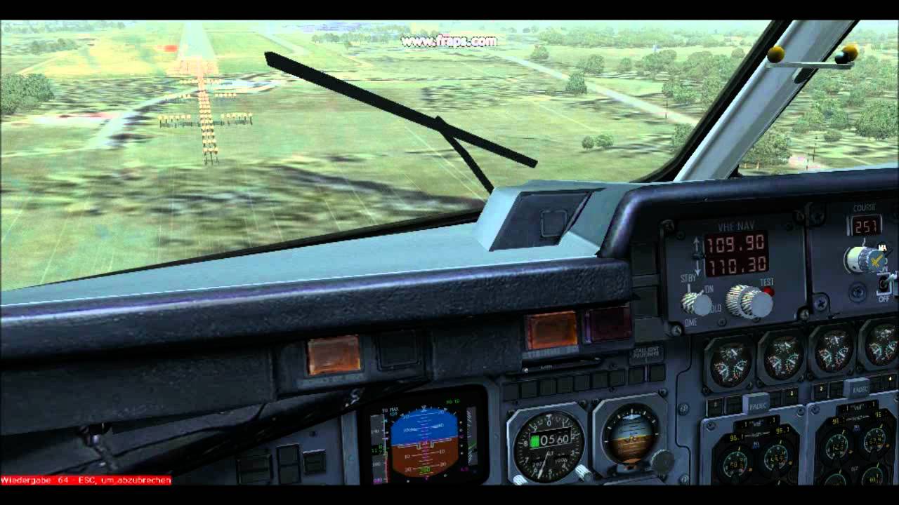 Qualitywings BAe 146 Landing - YouTube