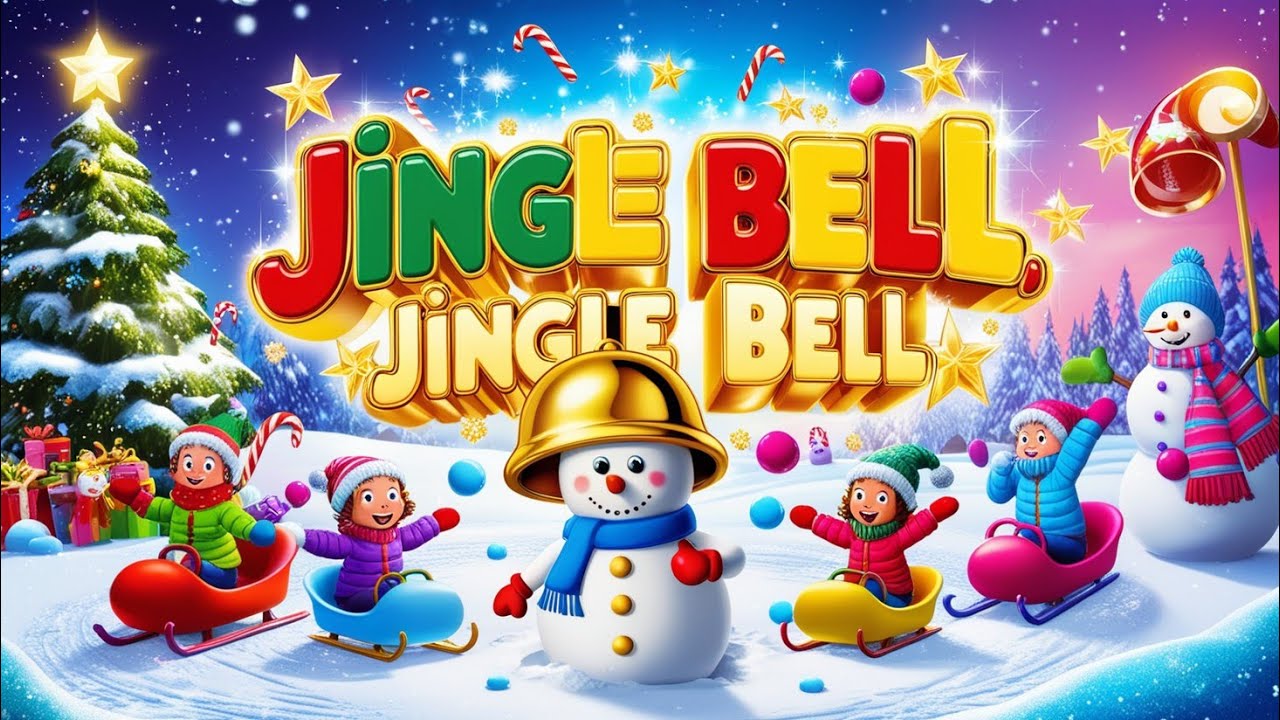 Jingle Bells Song For Kids ||Nursery Rhymes For Kids ||Children Song ...