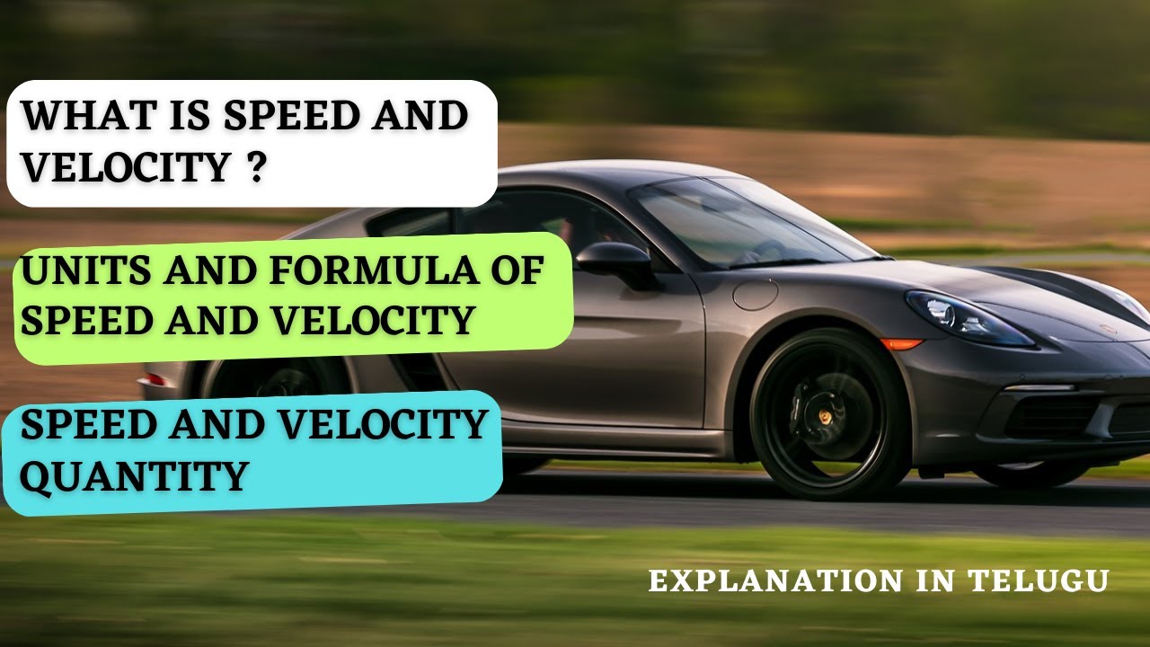 what is speed and velocity | units | speed and velocity difference ...