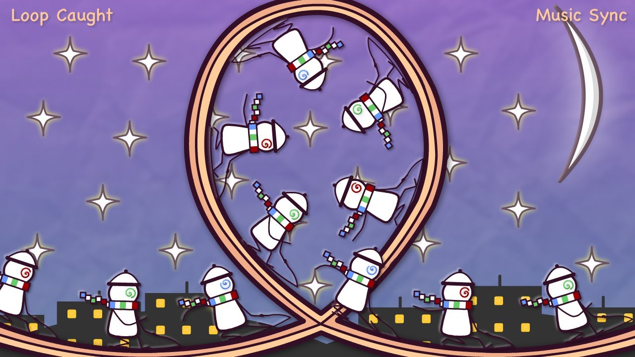 Line Rider - Loop Caught MUSIC SYNC - YouTube