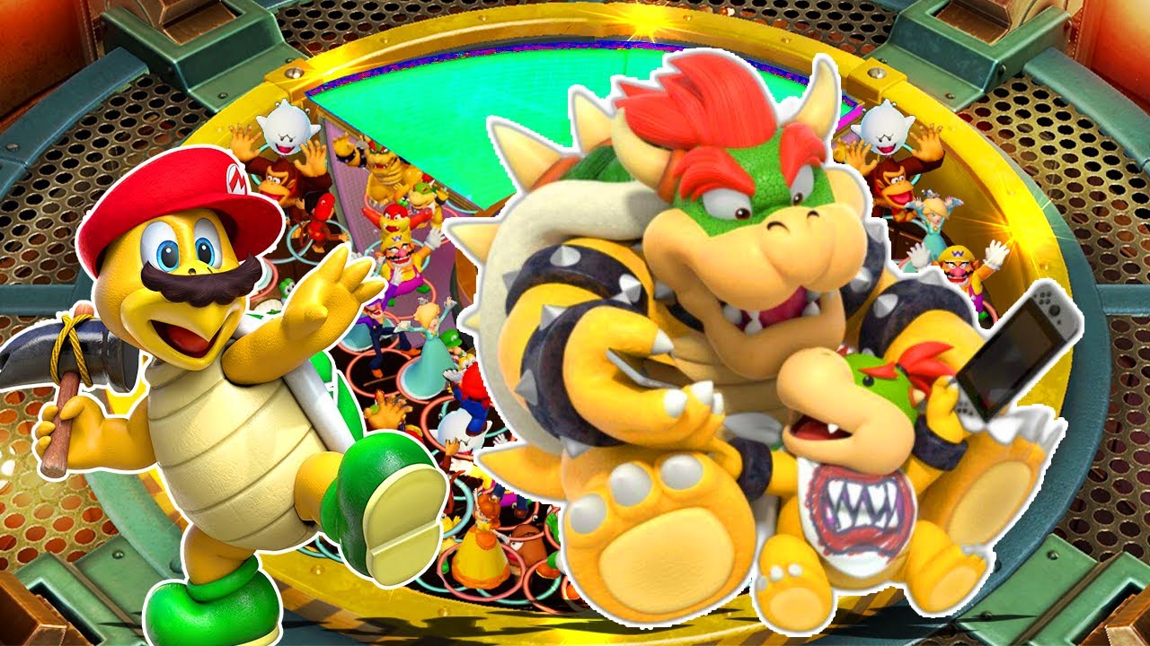 Super Mario Party - Yellow Team Battles - Koopa Troopa and Hammer Bro ...