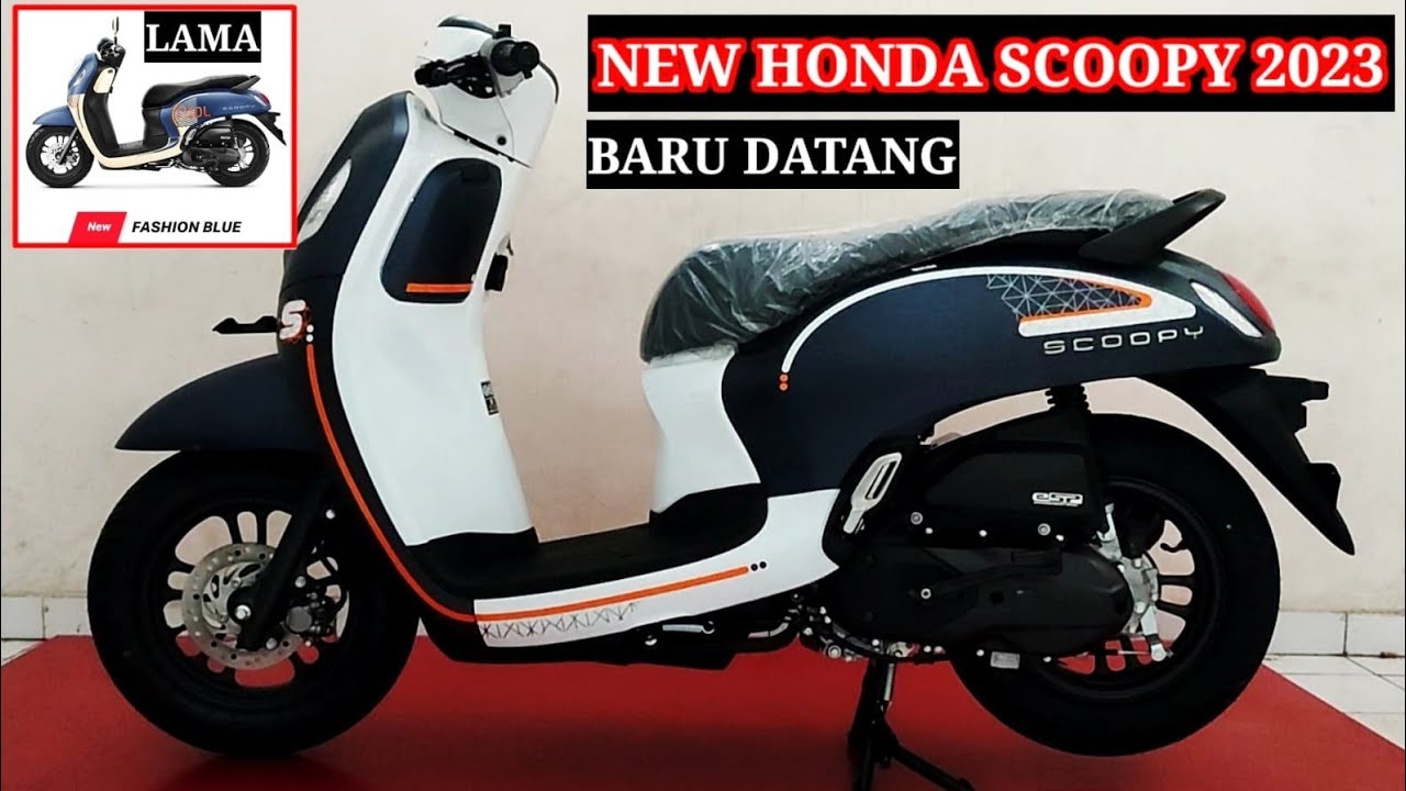 SCOOPY 2023 FASHION BLUE BARU DATANG - YouTube
