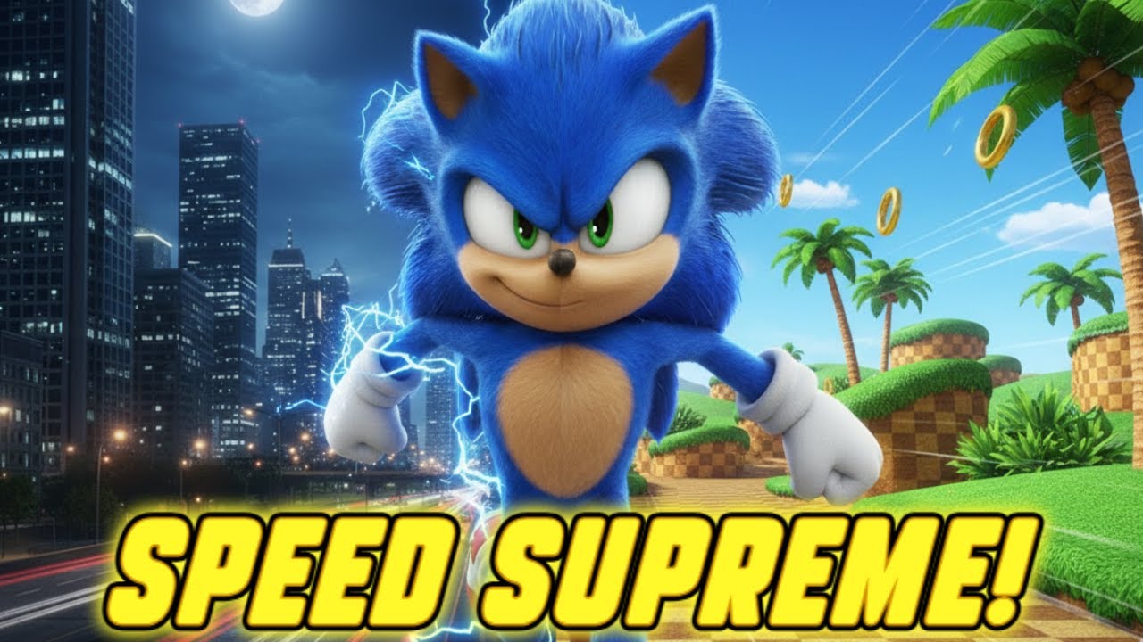 Speed Supreme | Sonic | Original AI Music + Exclusive Edit - YouTube
