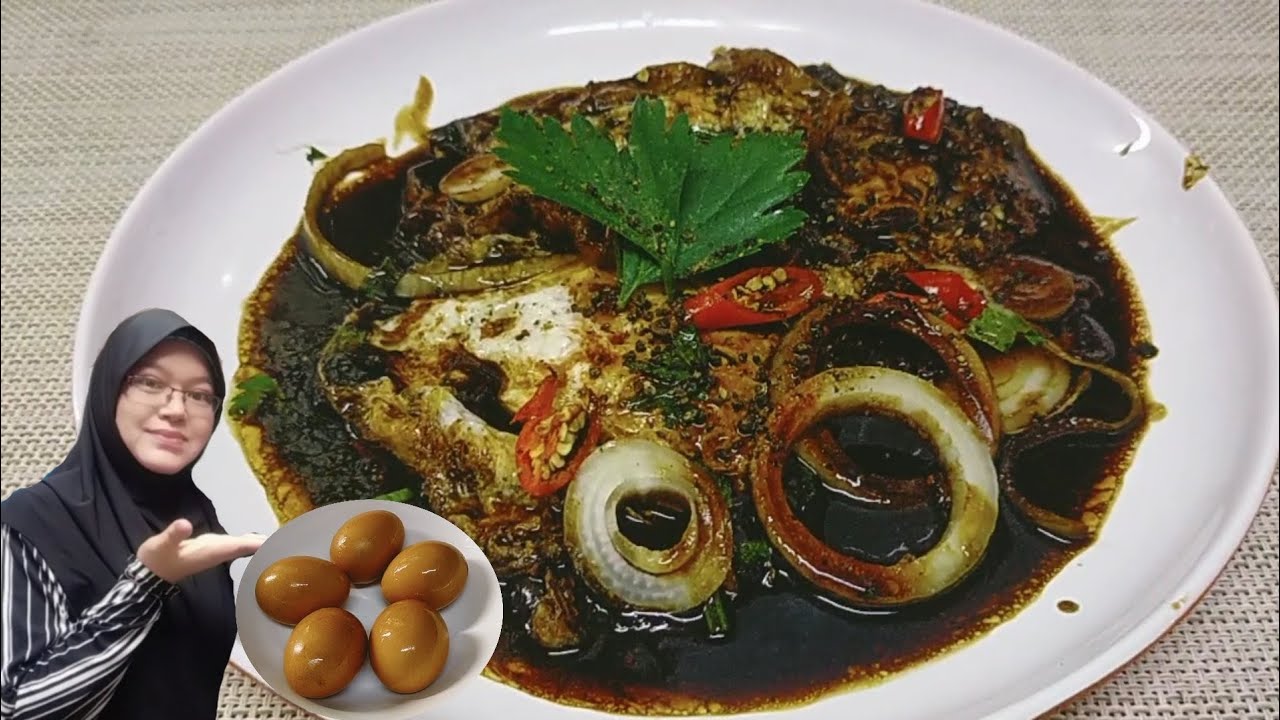 CARA MASAK TELUR KICAP LADA HITAM / TIPS GORENG TELUR TIDAK MELETUP ...