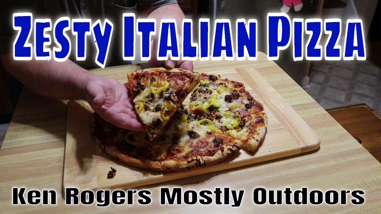 Zesty Italian Pizza | Homemade Pizza - YouTube