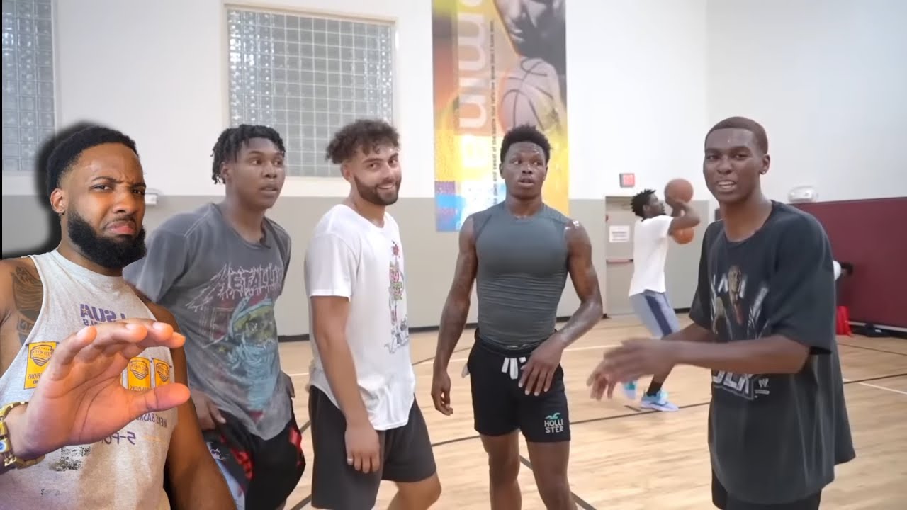 JLEWW & KAM ARE DEMONS TOGETHER ON THE COURT SHEEESH! We crashed LA ...